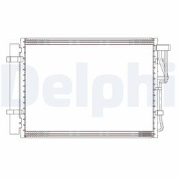 DELPHI Kondensator, Klimaanlage cf20303 f&uuml;r KIA