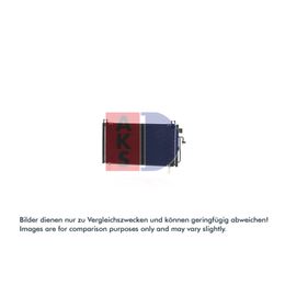 AKS DASIS Kondensator, Klimaanlage 232004n f&uuml;r ISUZU