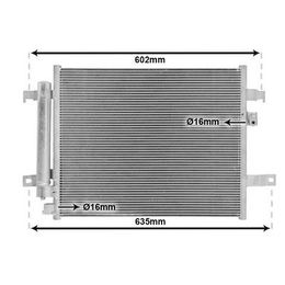 Van Wezel Kondensator, Klimaanlage 27005294 f&uuml;r MAZDA