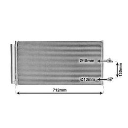 Van Wezel Kondensator, Klimaanlage 59015702 f&uuml;r Volvo