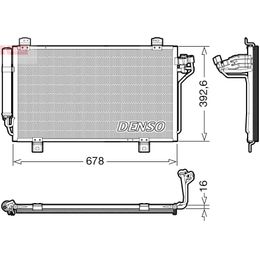 DENSO Kondensator, Klimaanlage dcn44015 f&uuml;r MAZDA