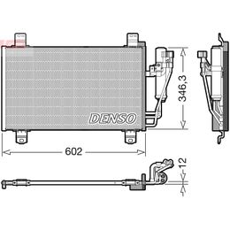 DENSO Kondensator, Klimaanlage dcn44017 f&uuml;r MAZDA