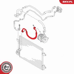 ESEN SKV Hochdruck-/Niederdruckleitung, Klimaanlage 43skv551 f&uuml;r VAG