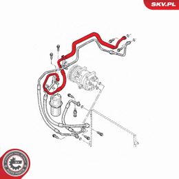 ESEN SKV Hochdruck-/Niederdruckleitung, Klimaanlage 54skv676 f&uuml;r OPEL NISSAN RENAULT