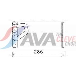 AVA QUALITY COOLING W&auml;rmetauscher, Innenraumheizung dn6373 f&uuml;r INFINITI