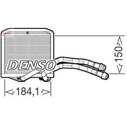 DENSO W&auml;rmetauscher, Innenraumheizung drr09102 f&uuml;r FIAT CITRO&Euml;N/PEUGEOT