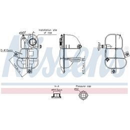 NISSENS Ausgleichsbeh&auml;lter, K&uuml;hlmittel 996253 f&uuml;r FIAT