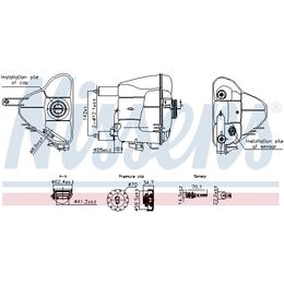 NISSENS Ausgleichsbeh&auml;lter, K&uuml;hlmittel 996191 f&uuml;r MERCEDES-BENZ