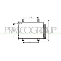 PRASCO Kondensator, Klimaanlage sz034c001 f&uuml;r Suzuki