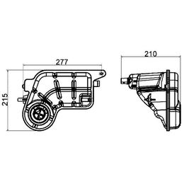 Mahle Ausgleichsbeh&auml;lter, K&uuml;hlmittel crt20000s f&uuml;r CUPRA