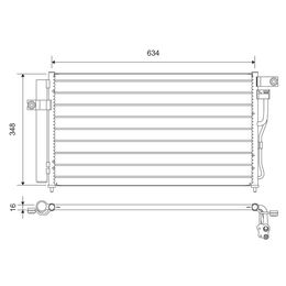 Valeo Kondensator, Klimaanlage 812668 f&uuml;r HYUNDAI