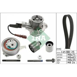 INA Wasserpumpe + Zahnriemensatz 530075930 f&uuml;r VW Audi