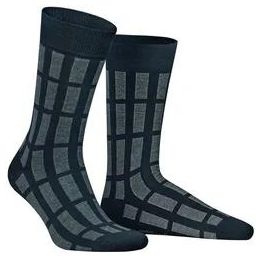 Socken Hudson "Socke Pin", Damen, Gr. 39-42, blau (marine 0335), Obermaterial: 75% Baumwolle CO. 23% Polyamid PA. 2% Elasthan EL., Socken Socken