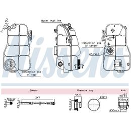 NISSENS Ausgleichsbeh&auml;lter, K&uuml;hlmittel 996216 f&uuml;r VOLVO