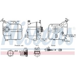 NISSENS Ausgleichsbeh&auml;lter, K&uuml;hlmittel 996239 f&uuml;r OPEL
