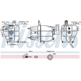 NISSENS Ausgleichsbeh&auml;lter, K&uuml;hlmittel 996241 f&uuml;r PEUGEOT