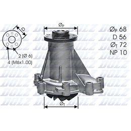 DOLZ Wasserpumpe m276 f&uuml;r Mercedes