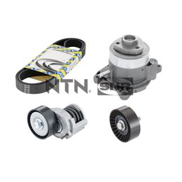 SNR Wasserpumpe + Keilrippenriemensatz kap857500 f&uuml;r FORD LANCIA PEUGEOT KIA AUDI VW RENAULT SKODA TOYOTA