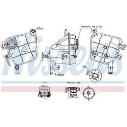 NISSENS Ausgleichsbeh&auml;lter, K&uuml;hlmittel 996207 f&uuml;r MERCEDES-BENZ