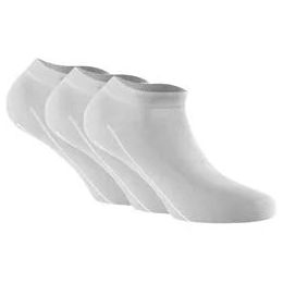 Sneakersocken Rohner SOCKS "Socken Sneaker Bamboo 3er pack 3er Pack", Herren, Gr. 39-42, wei&szlig;, Obermaterial: 80% Viskose CV. 18% Polyamid PA. 2% Elasthan EL., Socken Sneakersocken