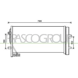 PRASCO Kondensator, Klimaanlage ad810c001 f&uuml;r Audi
