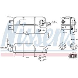 NISSENS Ausgleichsbeh&auml;lter, K&uuml;hlmittel 996359 f&uuml;r Fiat