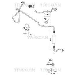 TRISCAN Hochdruck-/Niederdruckleitung, Klimaanlage 901016065 f&uuml;r FORD