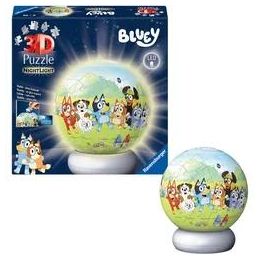 Puzzleball Ravensburger "Nachtlicht Bluey", bunt, Puzzles, KinderB:13cm H:15,9cm T:13cm, Kunststoff, Motiv, beleuchtet, B:13cm H:15,9cm T:13cm