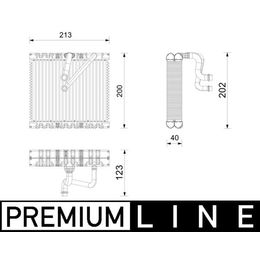 Mahle Verdampfer, Klimaanlage ae270000p f&uuml;r VW