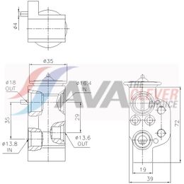 AVA QUALITY COOLING Expansionsventil, Klimaanlage ms1799 f&uuml;r MERCEDES-BENZ