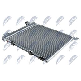 NTY Kondensator, Klimaanlage ccspl008 f&uuml;r Vaughall Opel