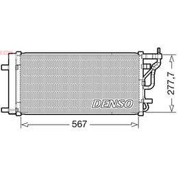 DENSO Kondensator, Klimaanlage dcn41024 f&uuml;r HYUNDAI