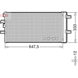 DENSO Kondensator, Klimaanlage dcn05108 f&uuml;r BMW