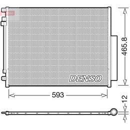 DENSO Kondensator, Klimaanlage dcn01025 f&uuml;r ALFA ROMEO