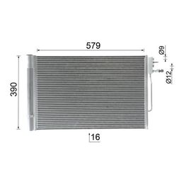 Mahle Kondensator, Klimaanlage ac955000p f&uuml;r OPEL CHEVROLET (SGM) VAUXHALL BUICK