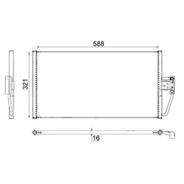 Mahle Kondensator, Klimaanlage ac266000s f&uuml;r ALPINA