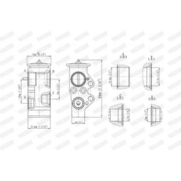 WALKER Expansionsventil, Klimaanlage wex00019 f&uuml;r VW