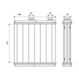 Valeo W&auml;rmetauscher, Innenraumheizung 811672 f&uuml;r HONDA