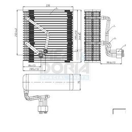 MEAT & DORIA MEAT & DORIA Verdampfer, Klimaanlage 997090 f&uuml;r KIA