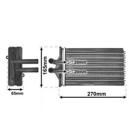 Van Wezel W&auml;rmetauscher, Innenraumheizung 74006082 f&uuml;r PORSCHE
