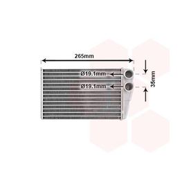 Van Wezel W&auml;rmetauscher, Innenraumheizung 43006354 f&uuml;r RENAULT