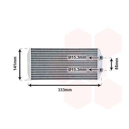 Van Wezel W&auml;rmetauscher, Innenraumheizung 40006312 f&uuml;r CITRO&Euml;N/PEUGEOT