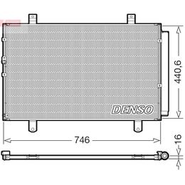DENSO Kondensator, Klimaanlage dcn50127 f&uuml;r TOYOTA