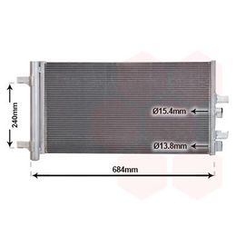 Van Wezel Kondensator, Klimaanlage 06015704 f&uuml;r BMW