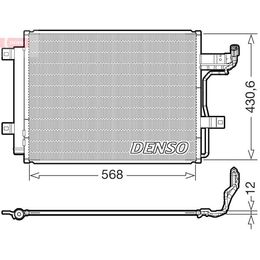 DENSO Kondensator, Klimaanlage dcn44019 f&uuml;r MAZDA