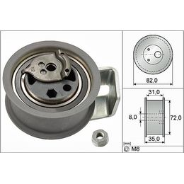 INA Spannrolle, Zahnriemen 531043620 f&uuml;r Ford VW