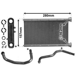 Van Wezel W&auml;rmetauscher, Innenraumheizung 21006069 f&uuml;r JEEP