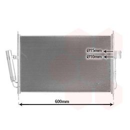 Van Wezel Kondensator, Klimaanlage 36015701 f&uuml;r ISUZU