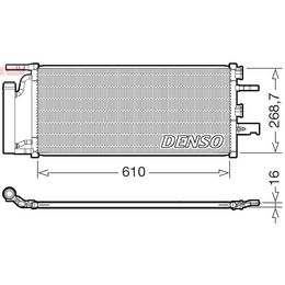 DENSO Kondensator, Klimaanlage dcn05036 f&uuml;r BMW