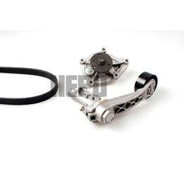 Hepu Wasserpumpe + Keilrippenriemensatz pk04951 f&uuml;r BMW MINI PEUGEOT